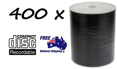 400 x DVD-R/DVDR Blank Disk/Disc PLAIN WHITE INKJET PRINTABLE SURFACE ...
