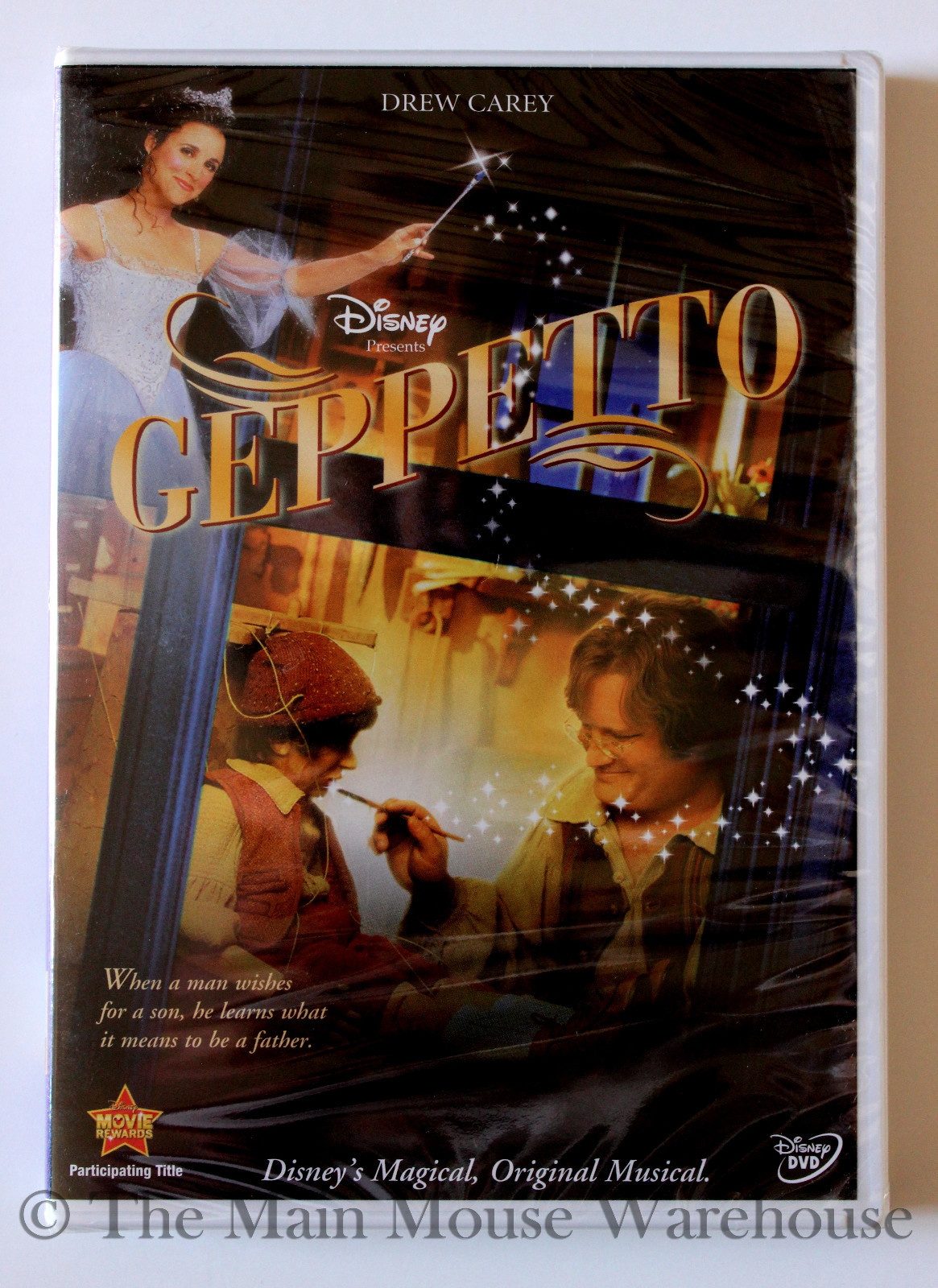 Live Action TV Versions Disney Classics Cinderella AND Geppetto ...