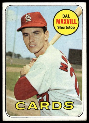 Dal Maxvill 1969 Topps #320 St. Louis Cardinals | eBay