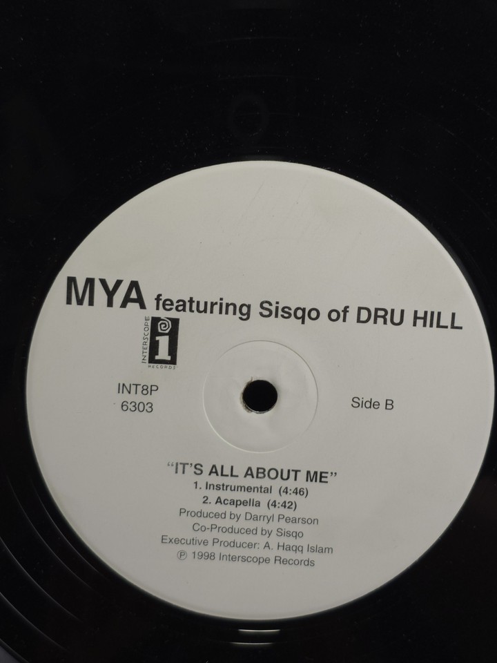 MYA - It's All About Me 12" Promo Record 1998 Interscope R&B 33 RPM | eBay