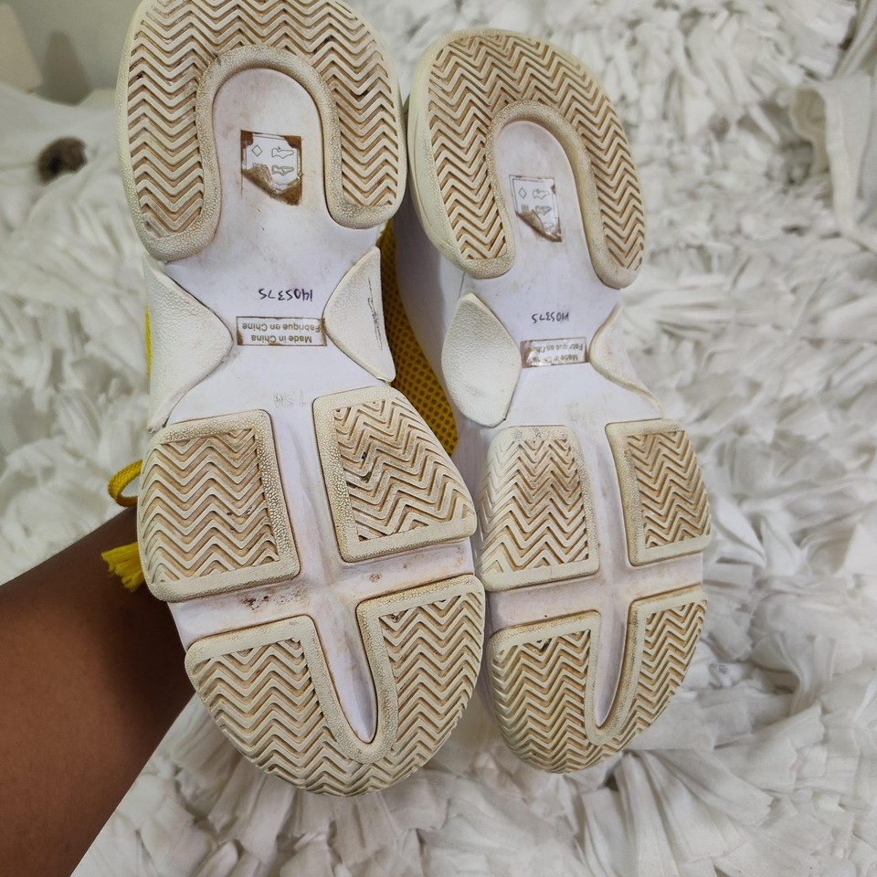 Jeffrey Campbell Shoes Womens Size 7.5 Yellow Chunky Mesh Platform ...