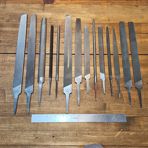 MACHINIST Tools Metal Files SET ☆ NICHOLSON File & Rasp Lot ☆SHARP ...