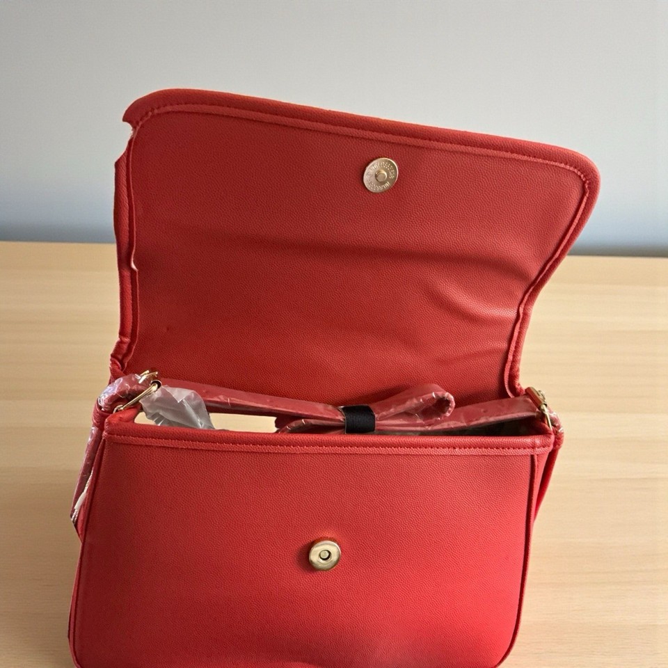 Christian Lacroix CXL Karen Caviar Shoulder Bag Red NWT MSRP $98 ...