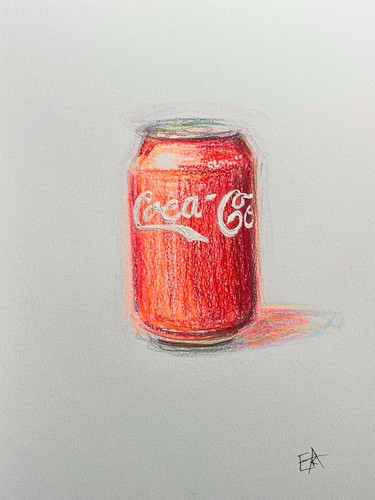 Original Drawing Coke Can A4 Coca Cola Drink Artwork | eBay