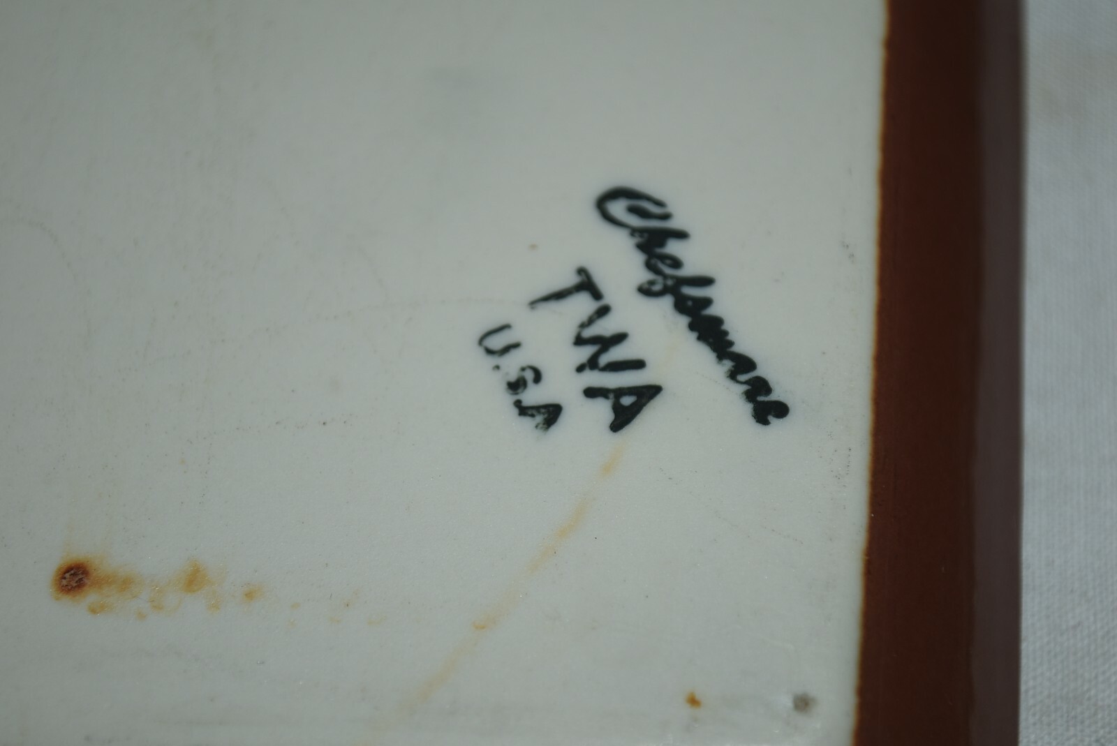 5 Vintage white & maroon Chefs ware TWA airlines serving trays Rare ...