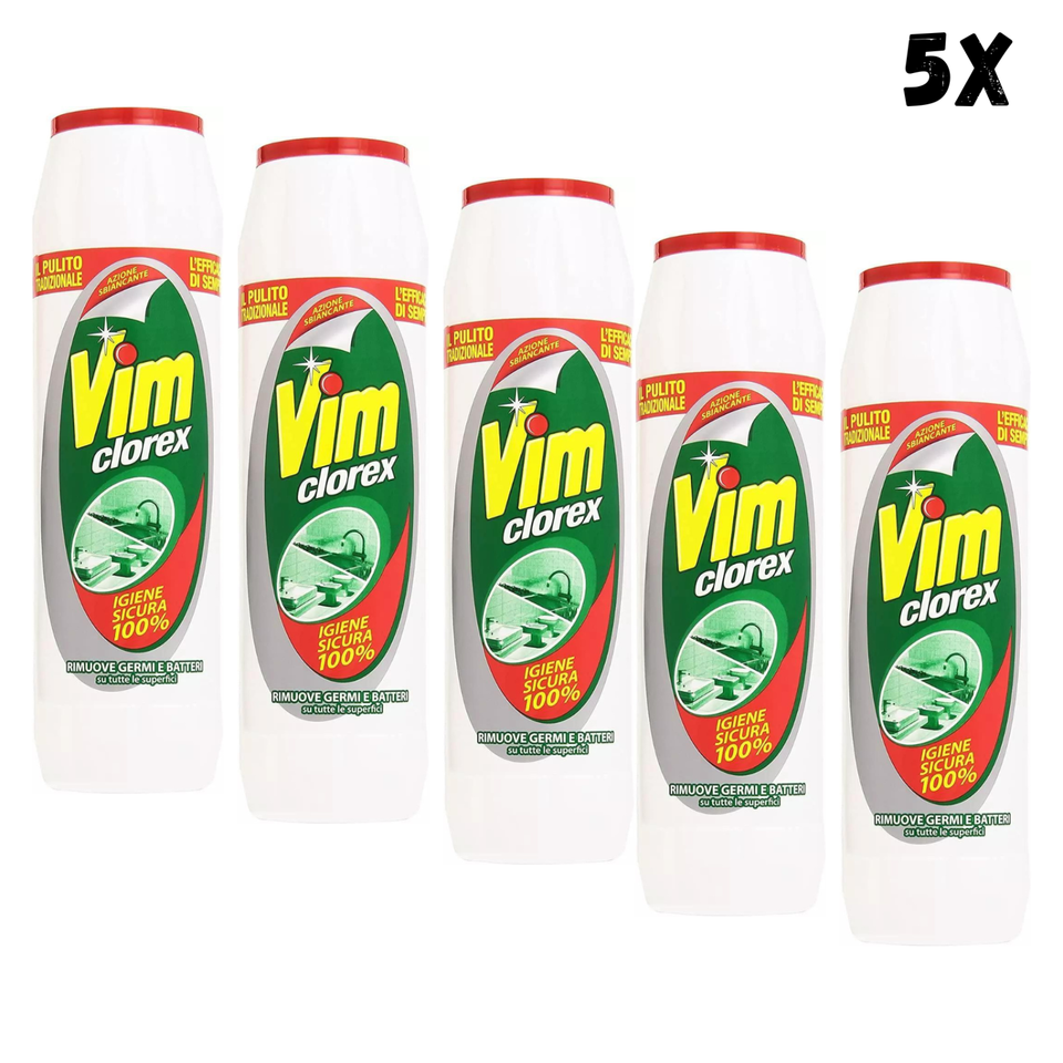 VIM CLOREX SCOURING POWDER 750GM All Purpose Powerful Cleaning Powder ...