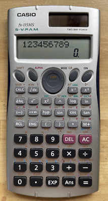 Casio FX-115MS Scientific Calculator 840356614946| eBay