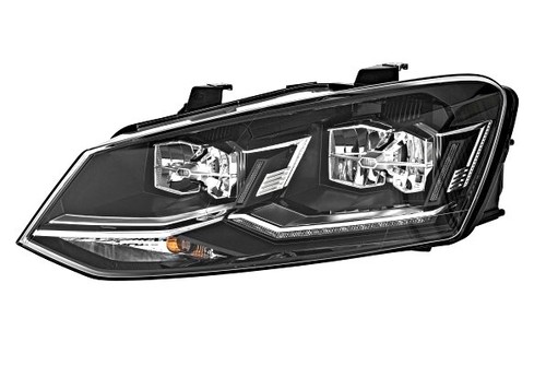 HELLA LED Headlight Left Fits VW Polo Hatchback 6C1941773 | eBay