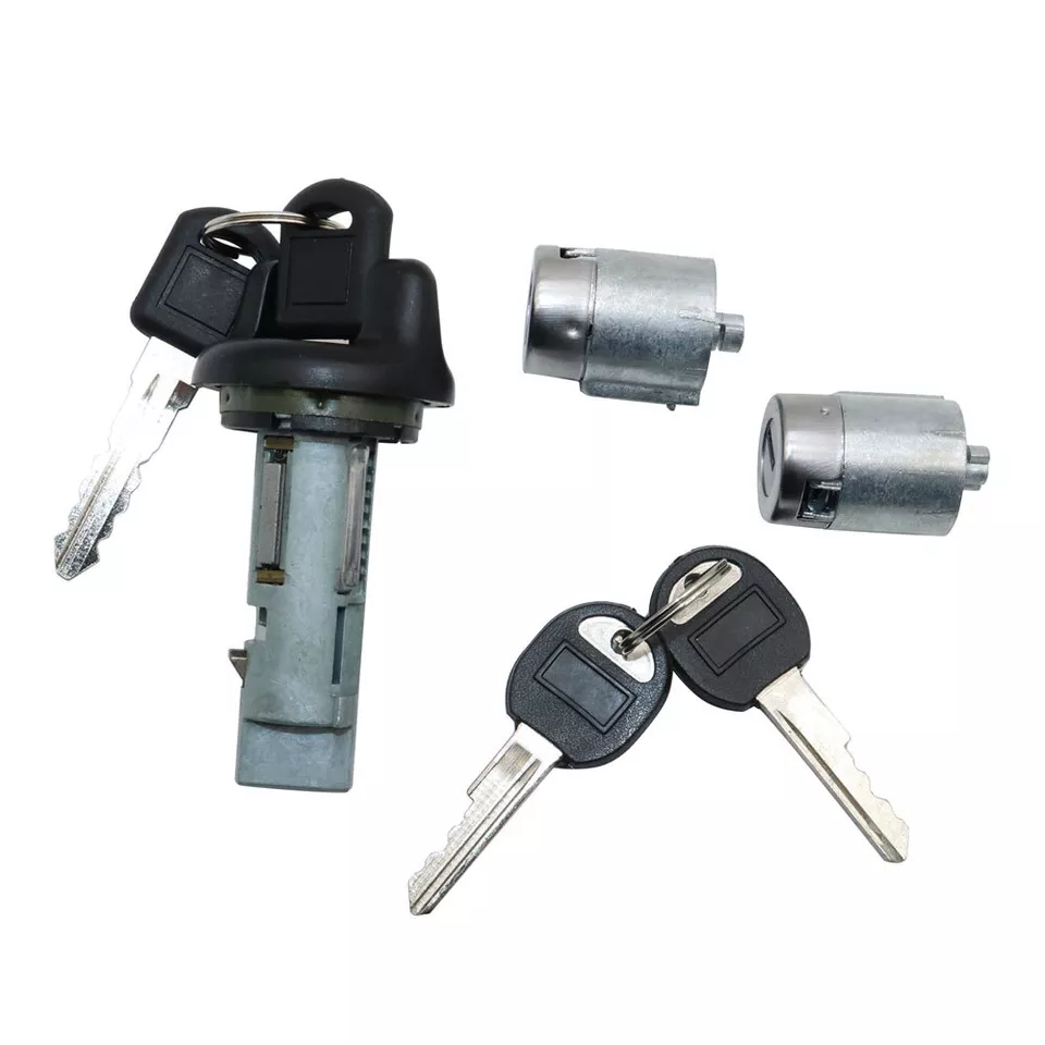 NEW IGNITION SWITCH & DOOR LOCK CYLINDER For GMC Chevy KEYED ALIKE 2 ...