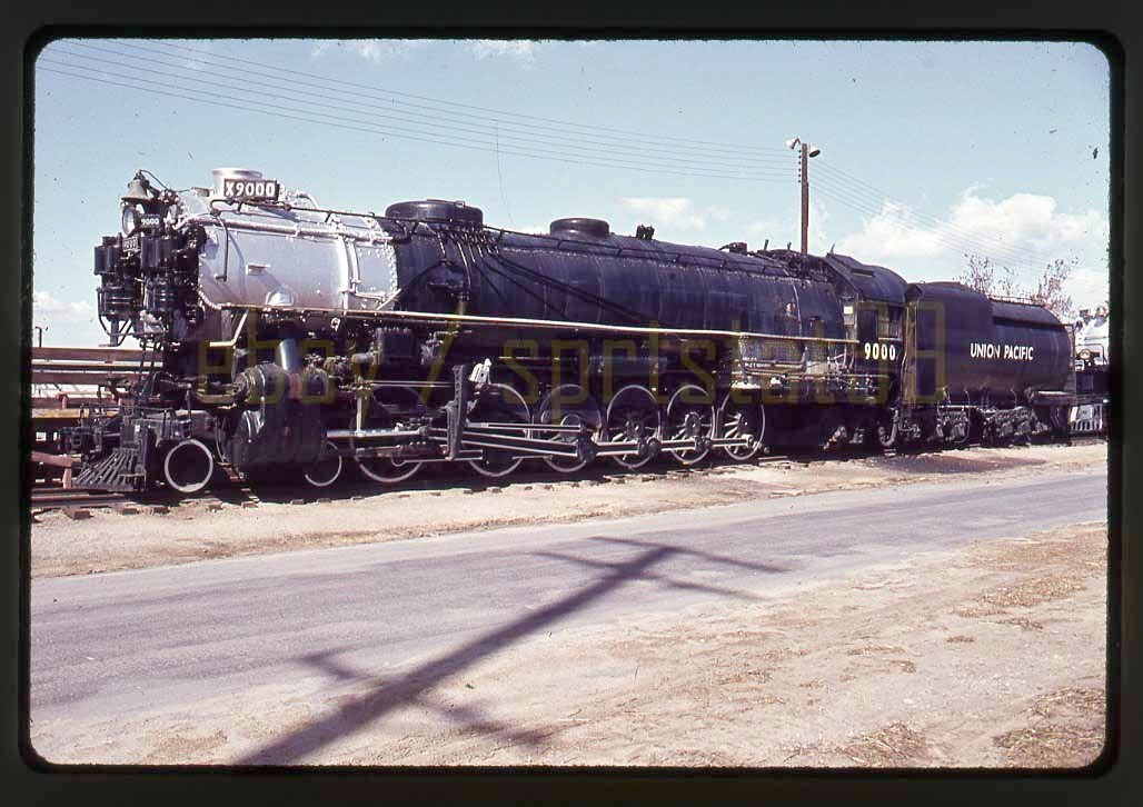1964 UP Union Pacific 4-12-2 Steam Locomotive #9000 - Vintage Railroad ...