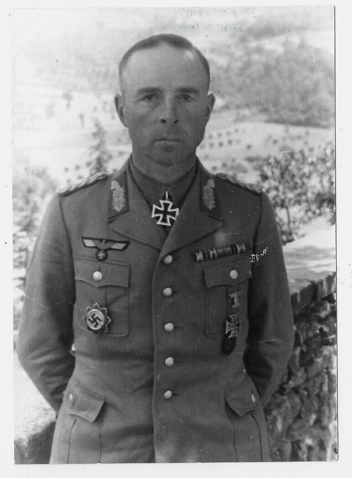 WW2 MONTE CASSINO GENERAL FRIEDRICH-WILHELM HAUCK KNIGHTS CROSS DKIS ...