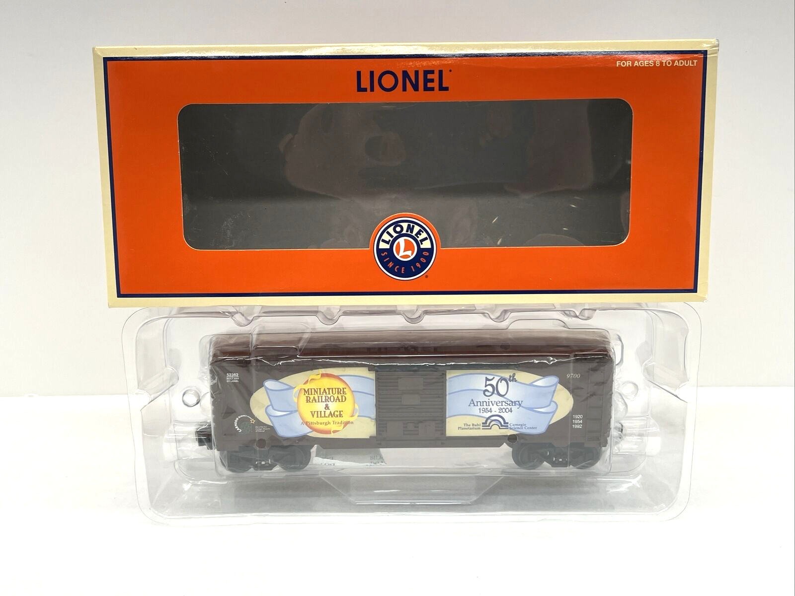 Lionel 6-52362 Carnegie Science 2004 Miniature RR 50th Boxcar O Gauge ...