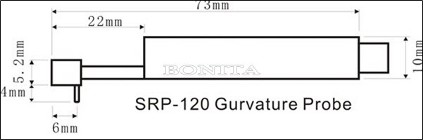SRP-120 Curvature Probe TRANSDUCER-SRT-6200,6210 Surface Roughness ...