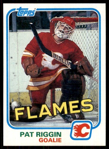 1981-82 Topps Pat Riggin RC Calgary Flames #30 | eBay