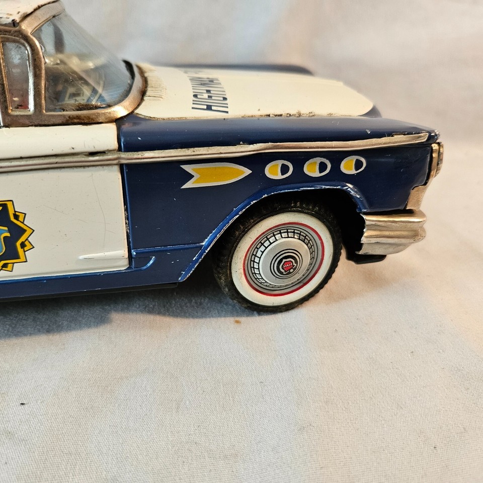 Outstanding 11" Long Ichiko Made In Japan 1959 Buick Highway Patrol ...