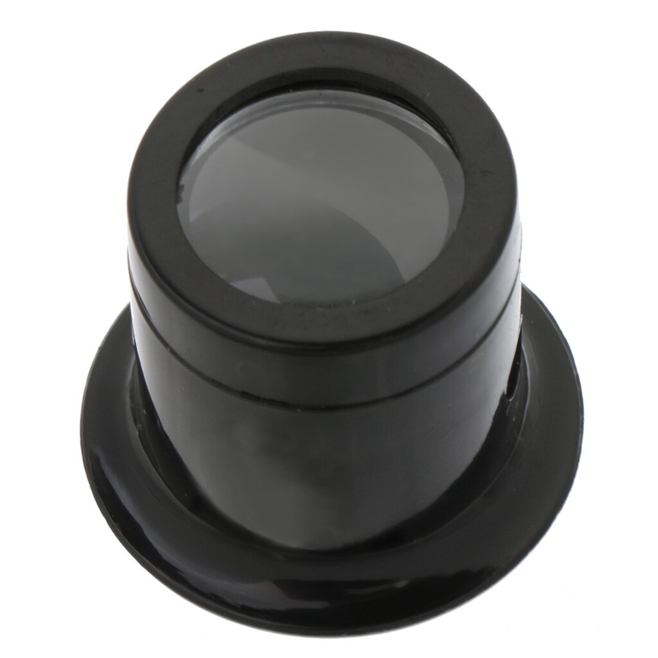 Jeweler Loupes Magnifier Magnifying Glass Lens Loop Microscope 10X ...