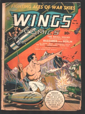 Wings #29 1943 - Fiction House -P - Comic Book | eBay