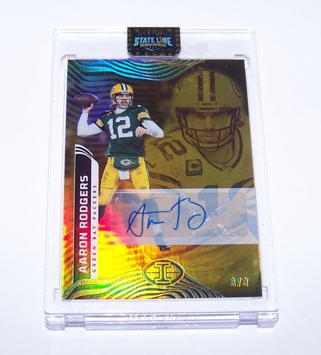 Aaron Rodgers AUTO 2022 Panini Illusions Signature Gold 3/3 Packers ...