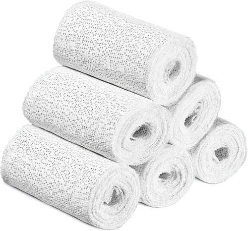 Plaster Coth Rolls 6 Pack Plaster Gauze Bandage Plaster 3in x 106 inch ...