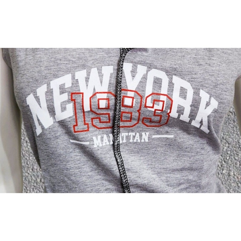Tops Gray Women 1X Crop Plus Size with New York 1983 Manhattan Designs ...