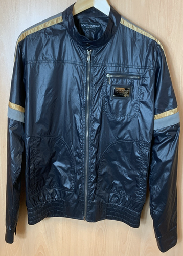 Dolce & Gabbana Gym Collection Black Bomber Jacket Unisex Chest 42ins ...