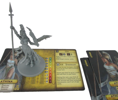 MYTHIC BATTLES: Pantheon ATHENA Mini & Cards NEW!! | eBay
