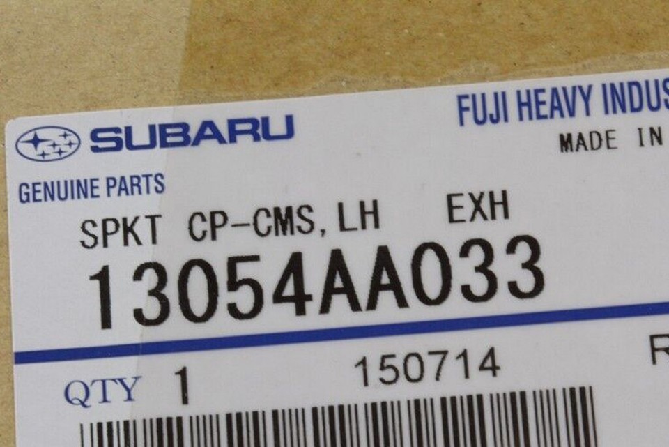 2002-2013 Subaru Exhaust Cam Gear Sprocket Left Hand TURBO OEM NEW ...