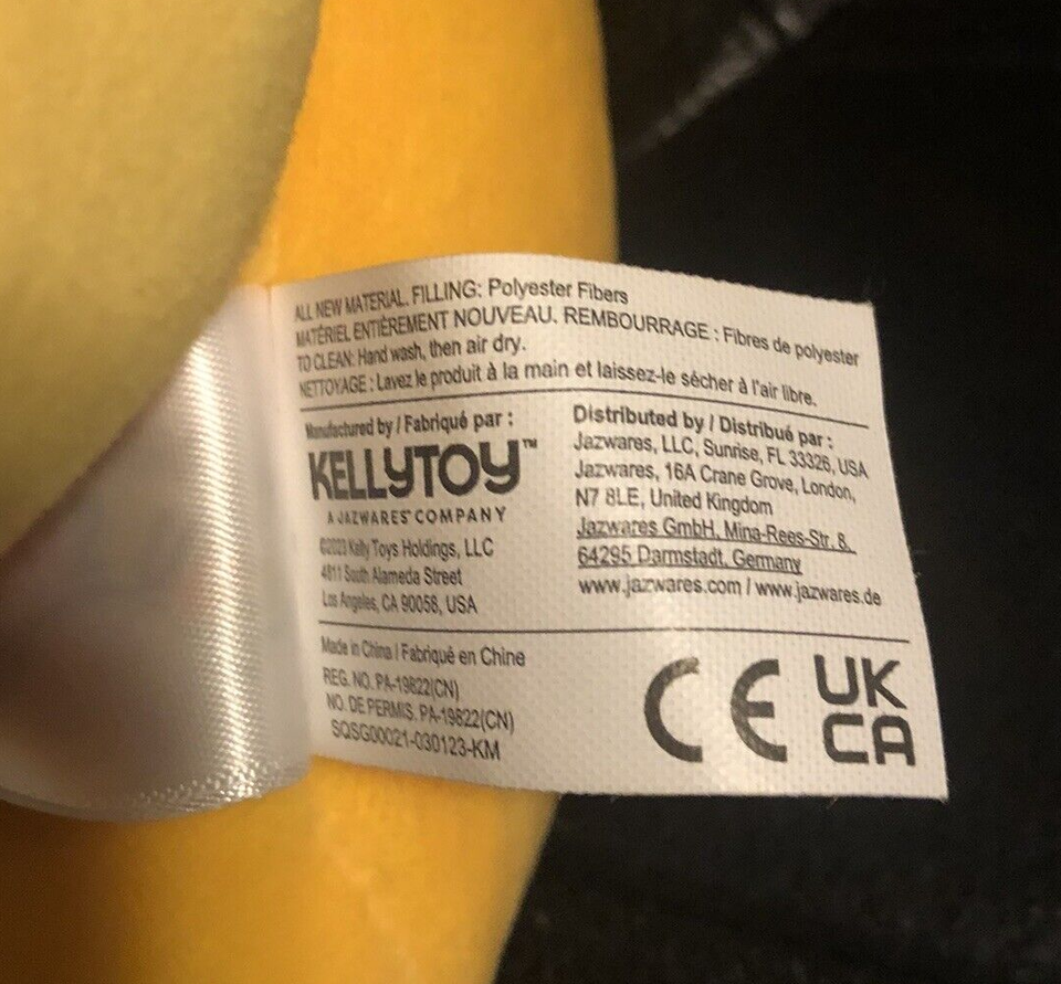 Sonic the Hedgehog Tails Squishmallow 8" Kellytoy Plush Yellow and ...