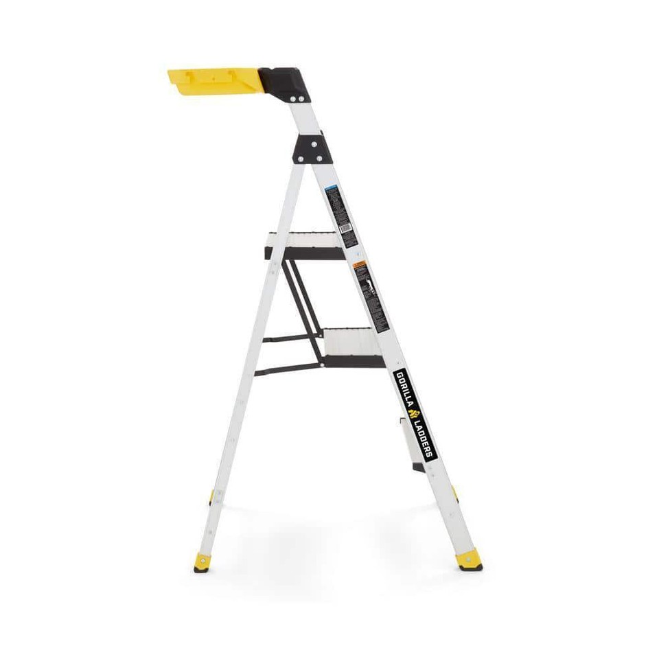 Gorilla Ladders Dual Platform Step Ladder 4.5' 250 lbs. Capacity ...
