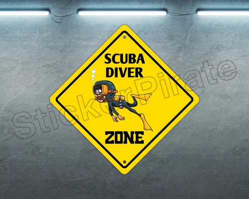 *Aluminum* Scuba Dive Zone Funny Metal Novelty Sign 12"x12" | eBay