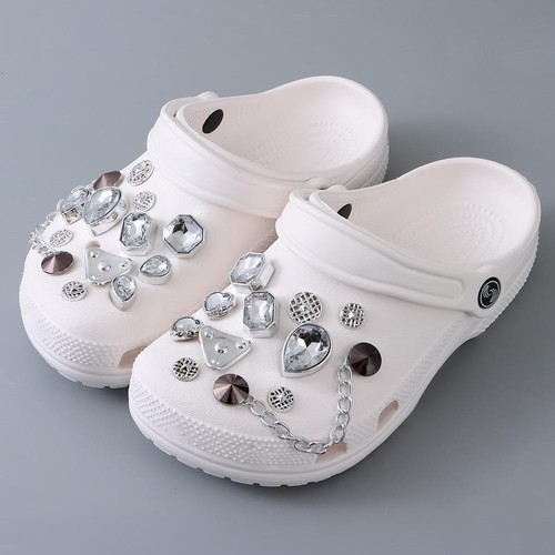 Gifts Diamond DIY Shell For Croc Shoes Shoes Chain Decor Shoes Charms ...
