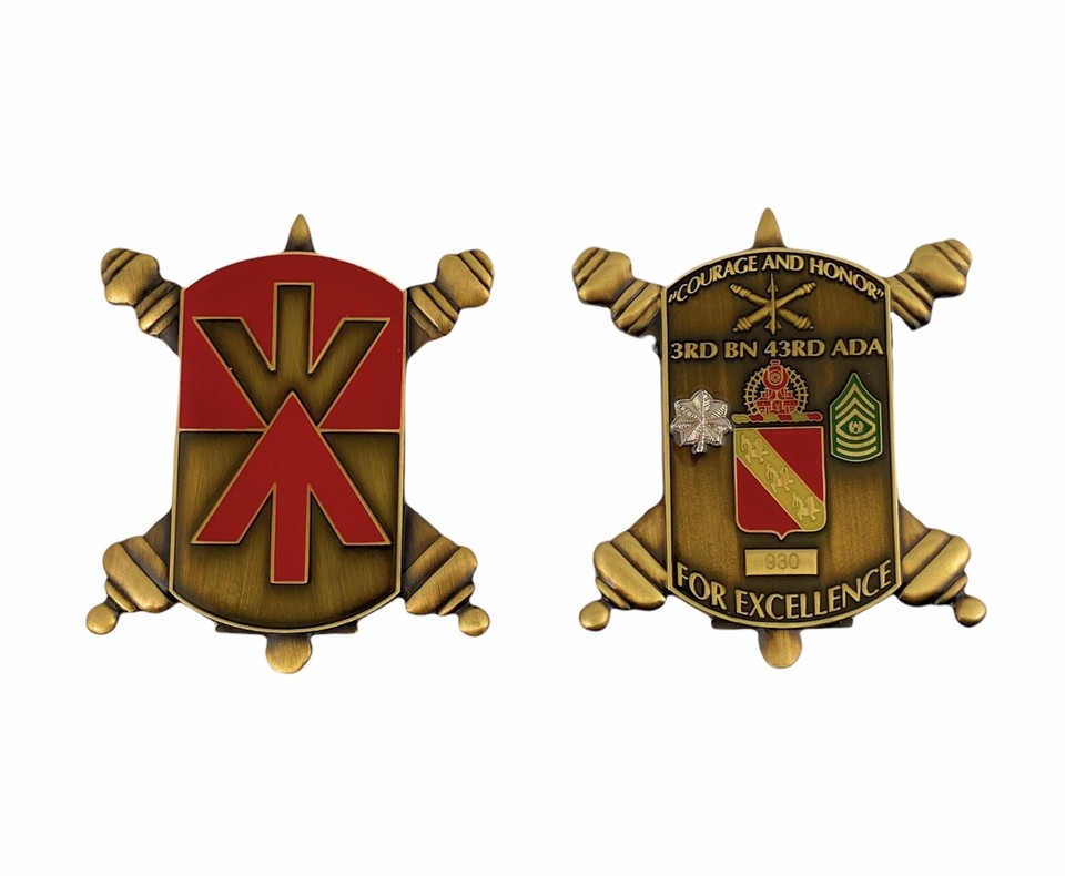 🌟US Army 3-43 ADA, 3rd Battalion 43rd Air Defense Artillery 11th ...