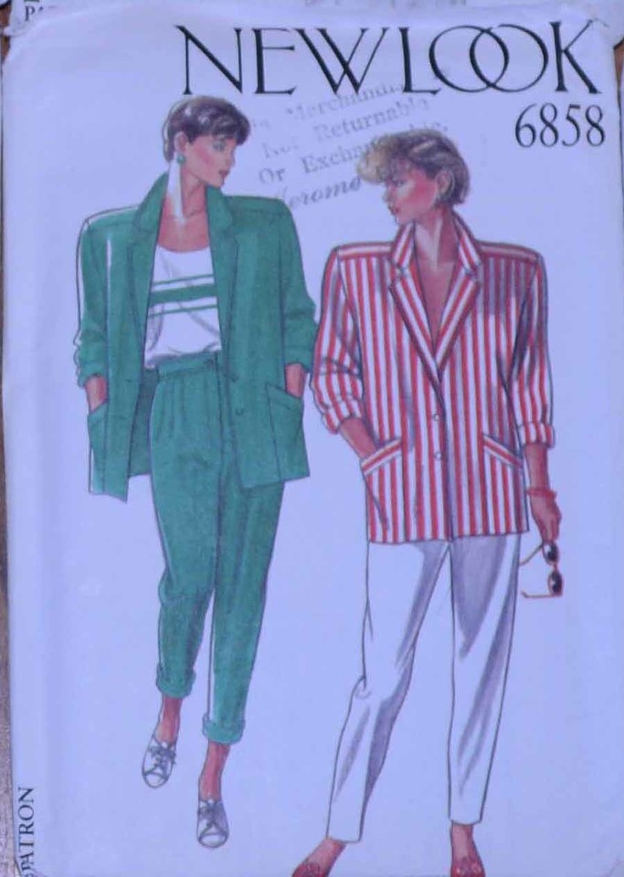 New Look Sewing Patterns Women's Multi-sized 8-18 Bust 34-44 +Handbags ...