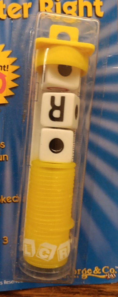 Left Center Right Dice Game - LCR Game - Party Game - Travel Game | eBay