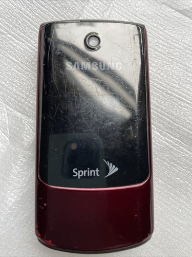 Samsung M320 Maroon Sprint Cellular Flip Phone | eBay