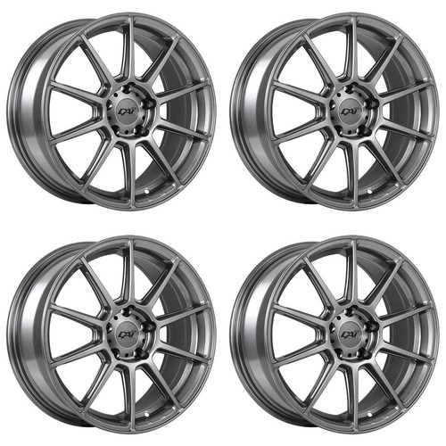 Set of 4 15in Granite Alloy Wheel Rims for Toyota Echo, DA19XQ7 4x100 ...
