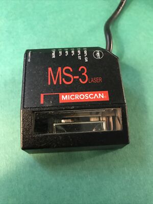 Microscan MS-3 High Speed Laser CCD Fixed Barcode Scanner FIS-0003-0005 ...