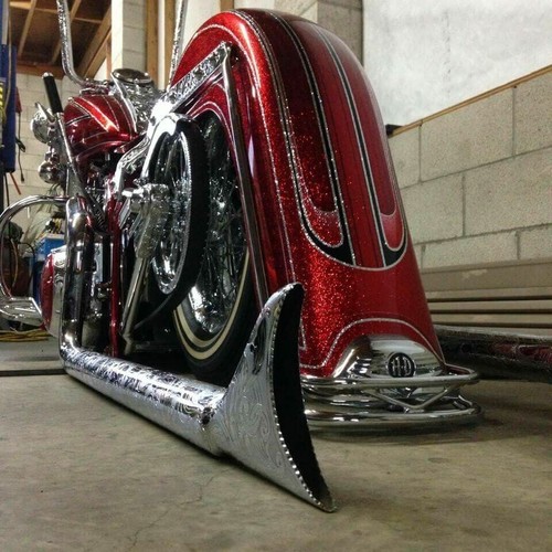 Harley Davidson Softail Classic Heritage Cholo 6" Stretched Rear Fender ...