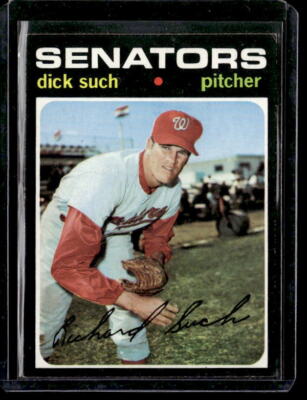 1971 Topps #283 Dick Such Washington Senators EX Baseball Card *A329 | eBay