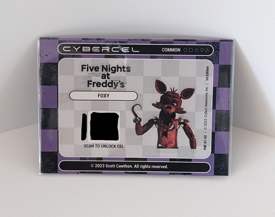 FNAF Cybercel Trading Card: Foxy | eBay