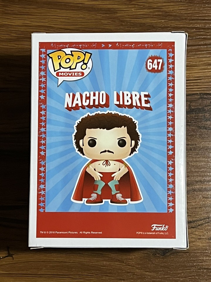 Nacho Libre #647 CHASE - Vaulted - Funko Pop Movies Vinyl Figure | eBay