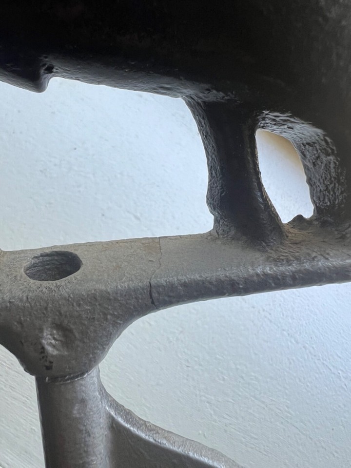 1889 GLOEKLERS American Folk Art CAST IRON Butcher's Trade Sign Kansas ...