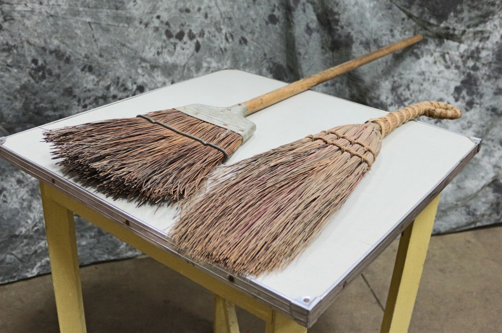 Pair of Antique Primitive Rustic 54" and 30" Brooms / Country | eBay