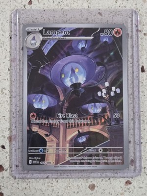 Pokémon TCG Lampent 102/086 White Flare Illustration Rare Near Mint | eBay