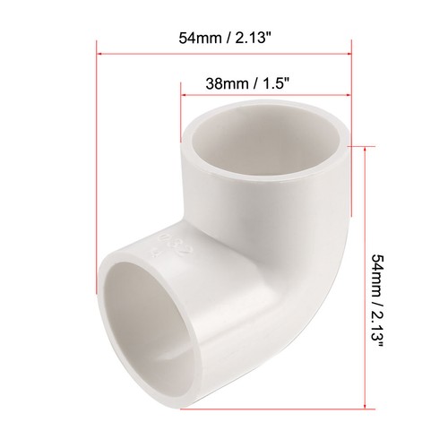 PVC Pipe Fitting 32mm Slip Socket 90 Degree Elbow Coupling Connector ...
