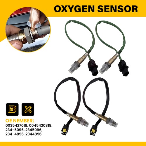 4X Upstream Downstream Front Rear 5-Wire Oxygen Sensors For Mercedes ...
