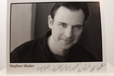 Stephen Mailer Ins Signed Autographed B/W 8x10 Photo CRY BABY-BABY MAMA ...