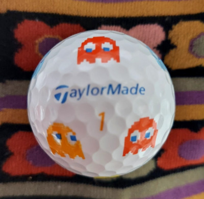 Pac-Man TaylorMade TP5/TP5x Golf Ball Mint Condition Collectible | eBay