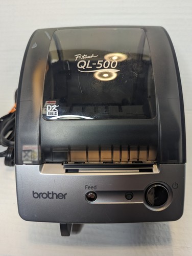 Brother P-Touch QL-500 Thermal Printer With Power Supply | eBay