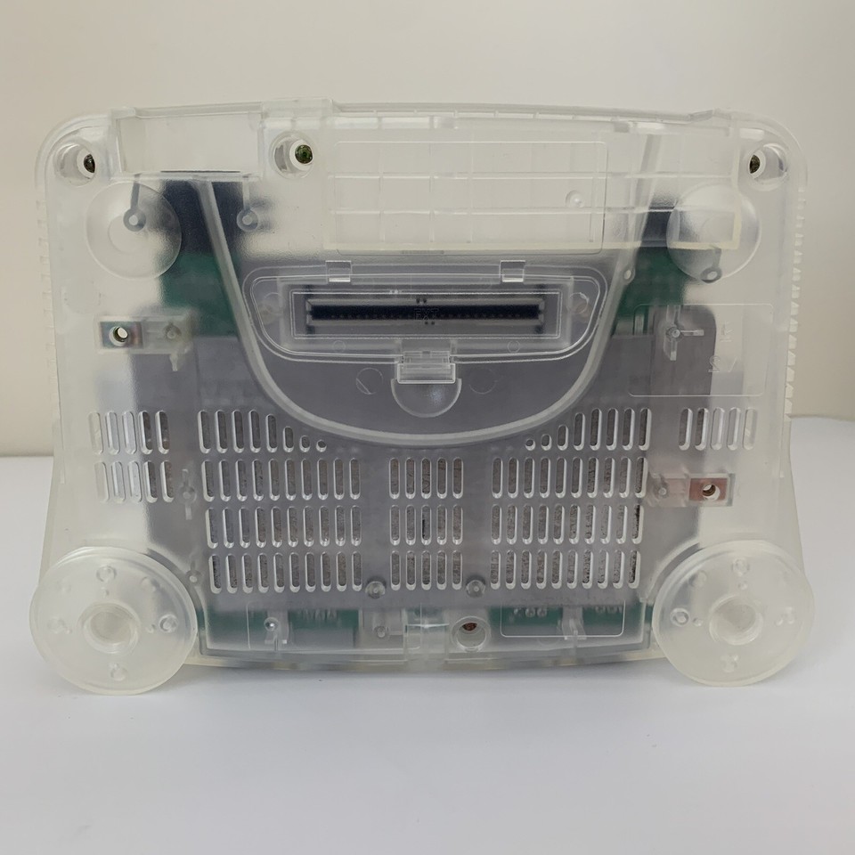 NEW Nintendo 64 N64 Limited Clear Crystal White Custom Console W/ New ...